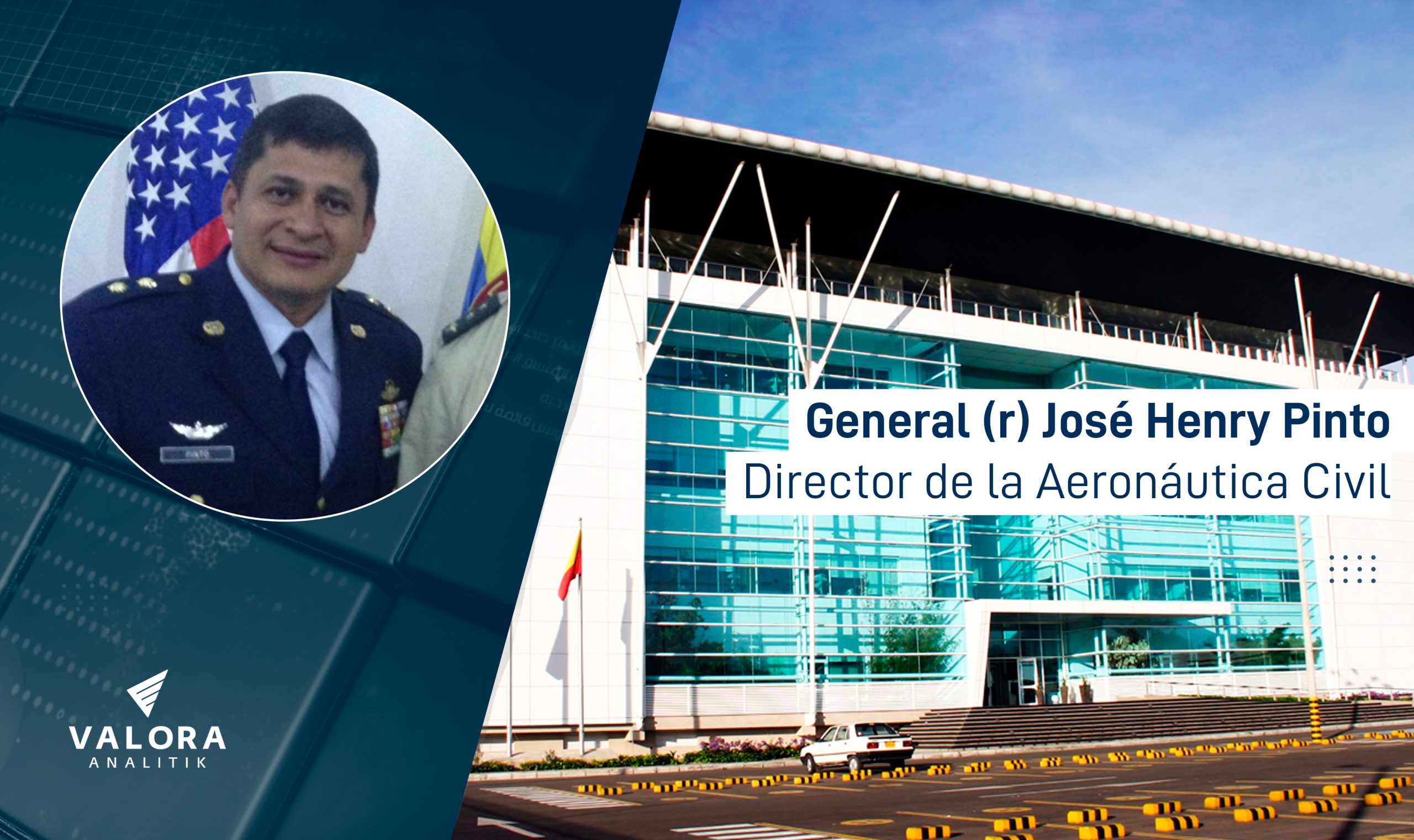General (r) José Henry Pinto, nuevo director de la Aerocivil