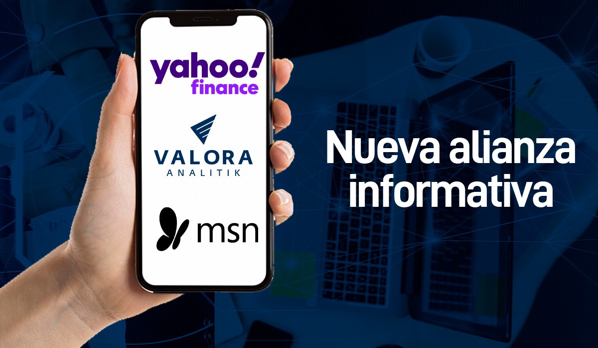 Valora Analitik firma nuevas alianzas con Yahoo Finance y MSN