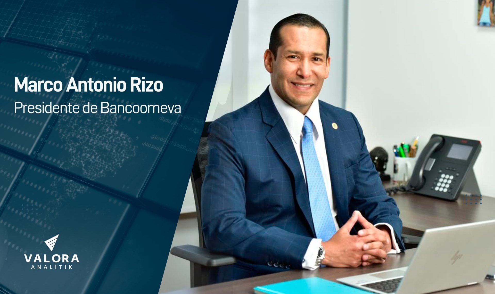 Marco Rizo se posesionó como presidente de Bancoomeva