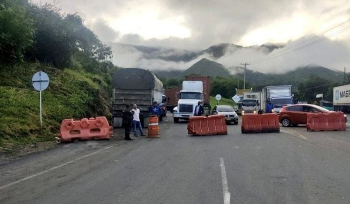 Bloqueos en carreteras de Colombia durante 2023