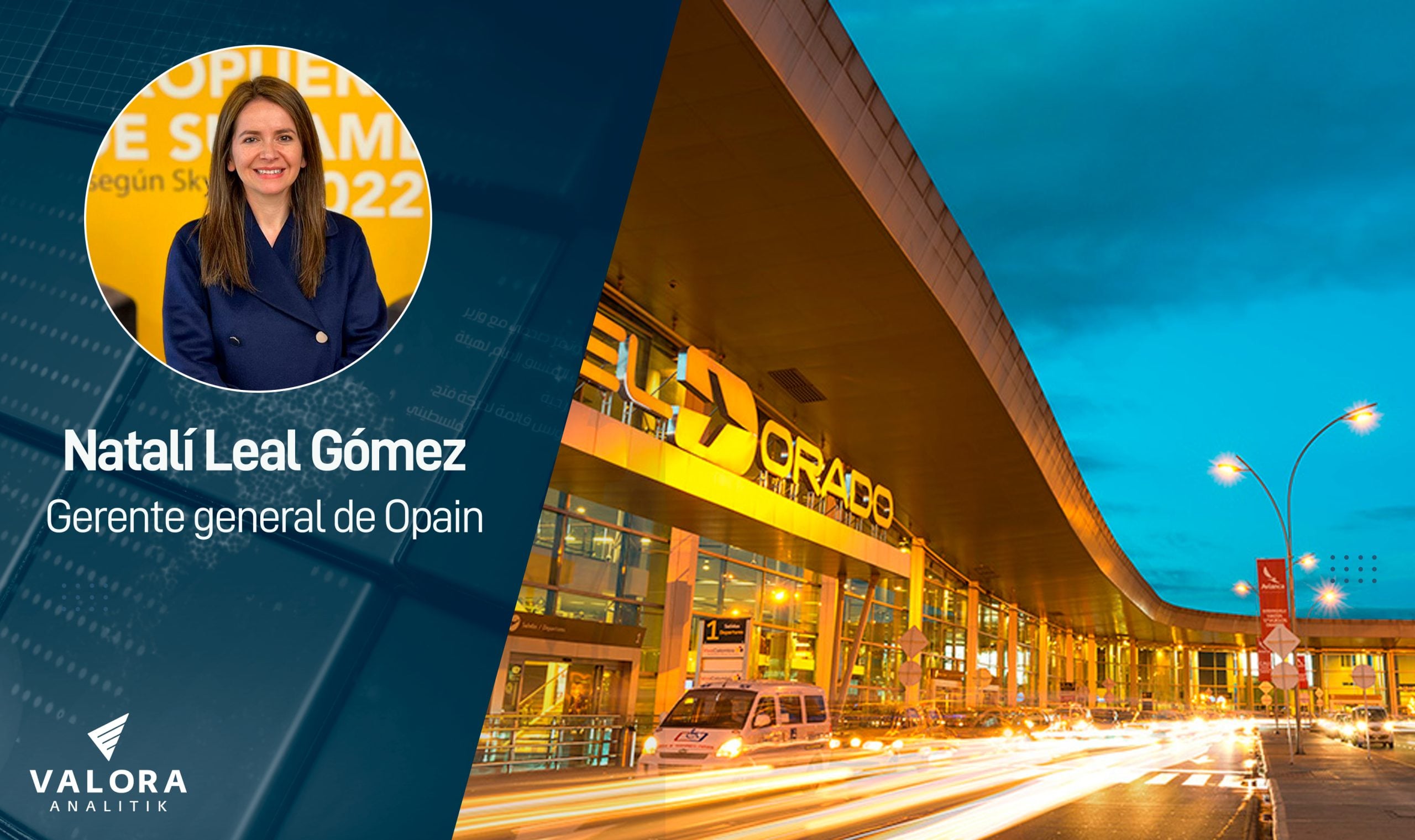 Elegida gerente de Opain, operador de aeropuerto El Dorado