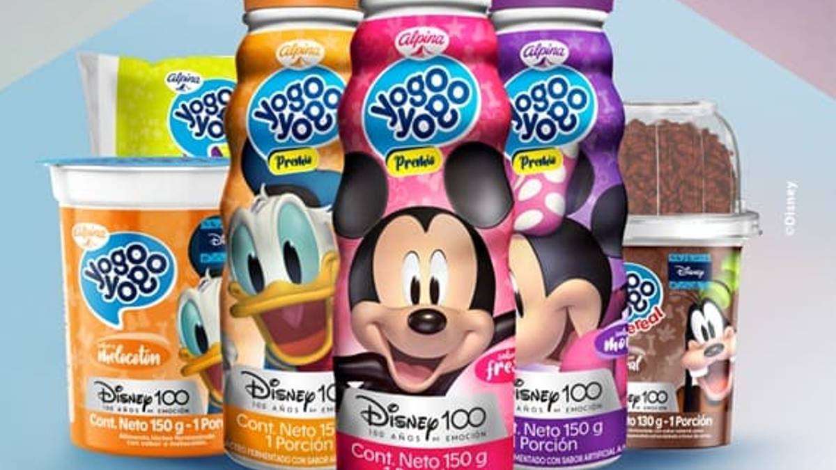 Yogo Yogo tendrá en sus empaques a los personajes de Disney