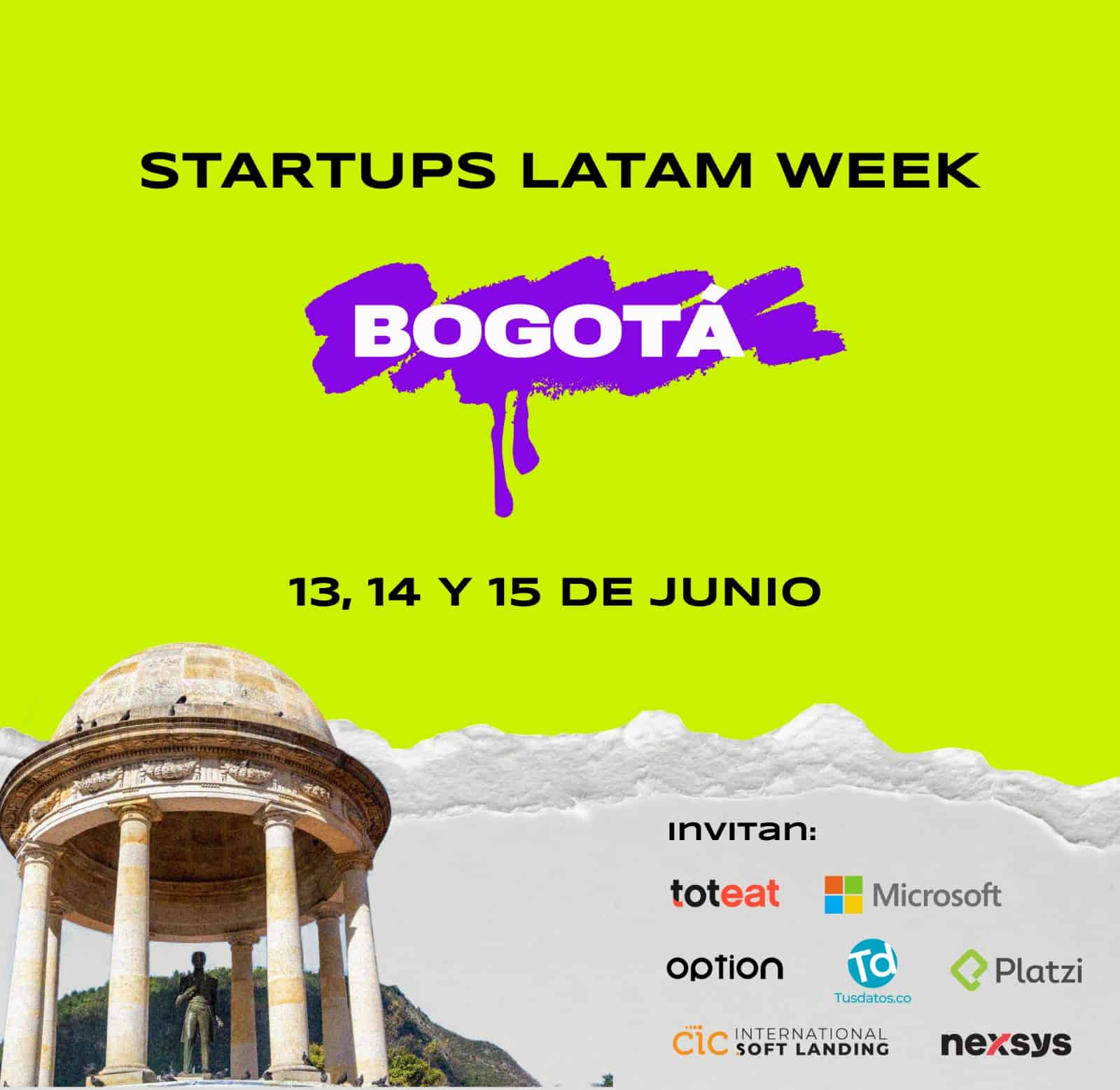 Llega el Startups Latam Week a Bogotá en junio