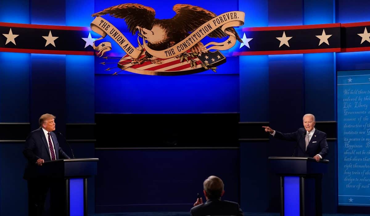 Donald Trump y Joe Biden, empatados de cara a elecciones de 2024