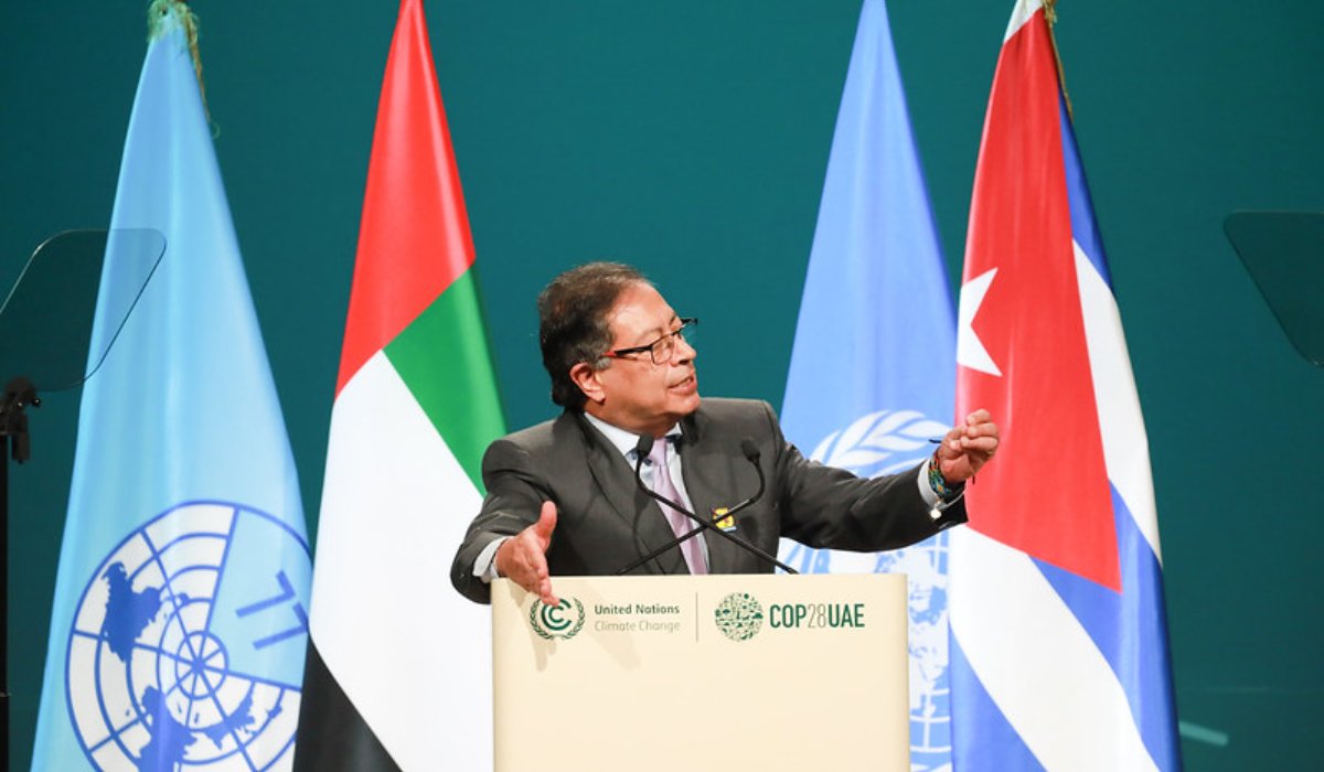 Petro en la COP28 habla sobre financiar transición