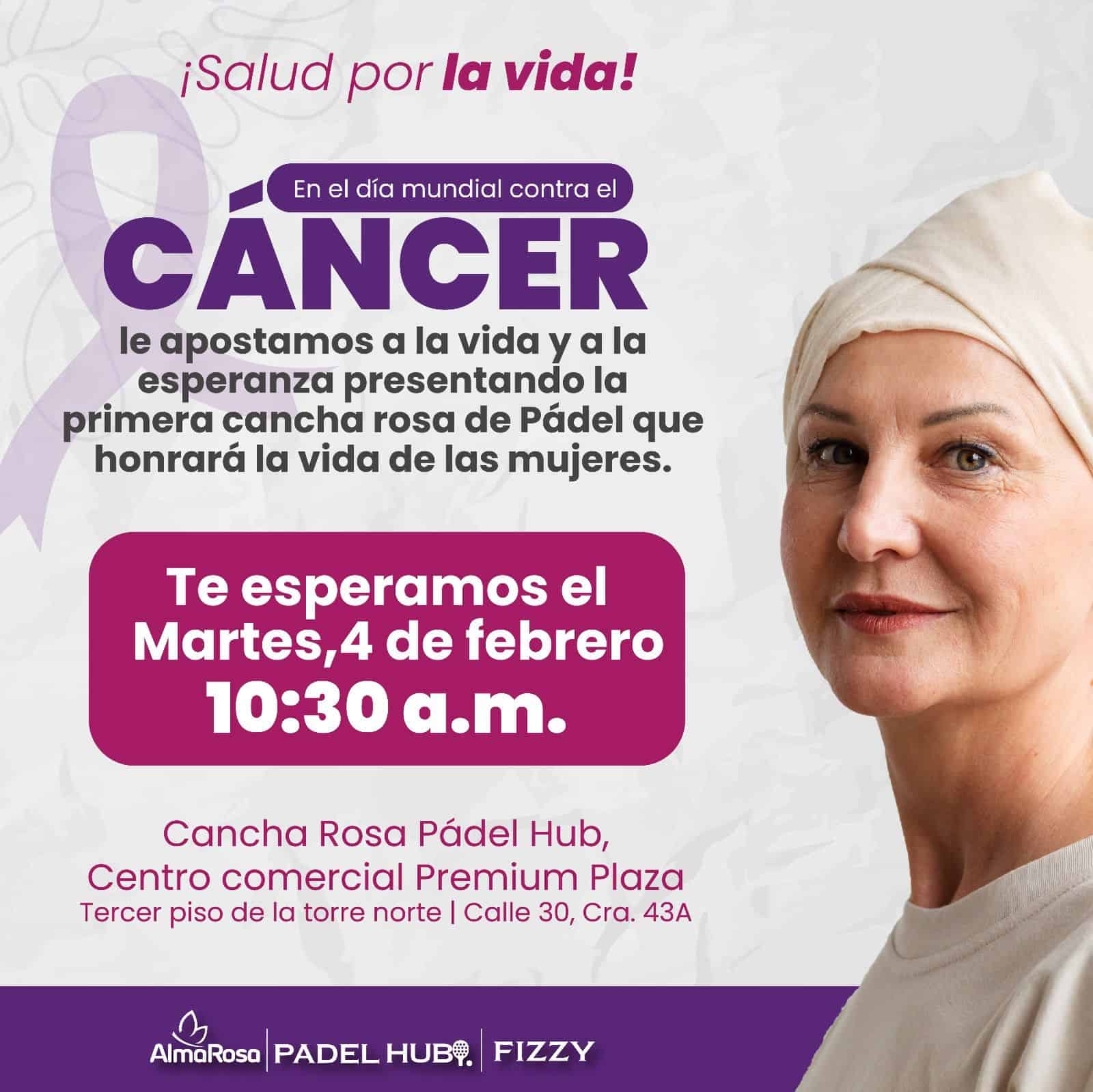 Colombia inaugura su primera cancha de pádel rosa en apoyo a la lucha ...