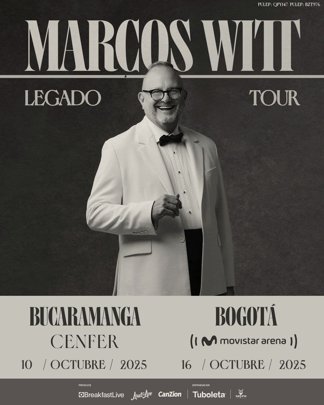 Marcos Witt regresa a Colombia con su gira ‘Legado’: Estos son los precios de las boletas