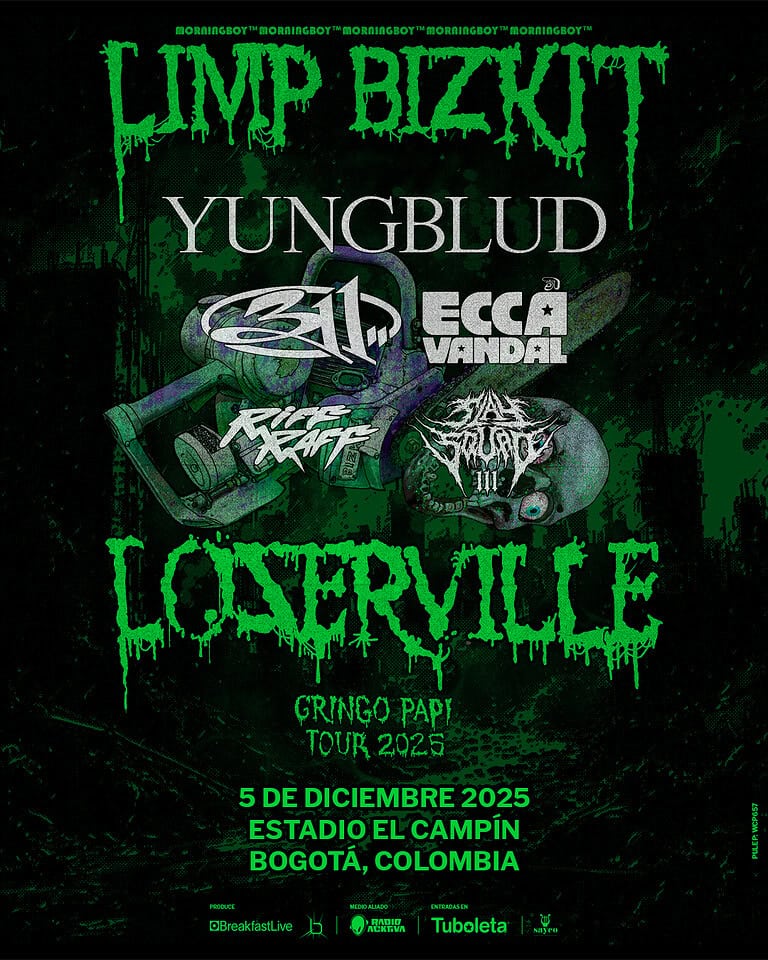 Loserville 2025 aterriza en Bogotá y el line up lo encabeza Limp Bizkit ...
