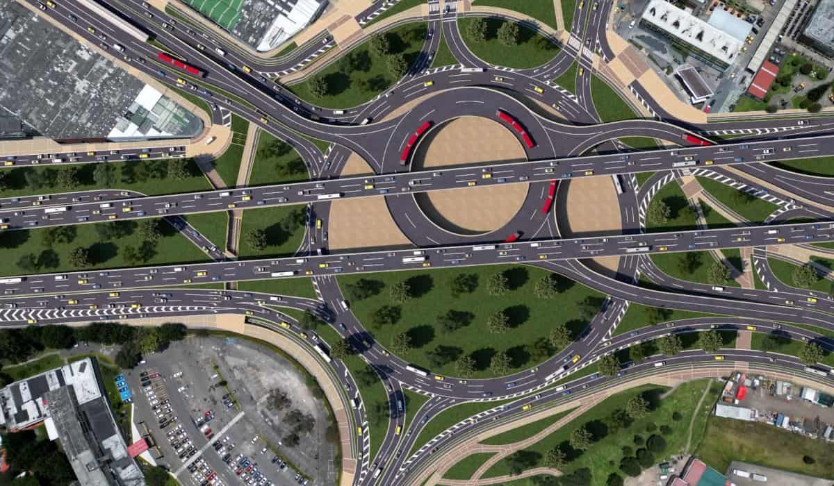Construcción de la troncal de la Calle 13 en Bogotá logra importante avance
